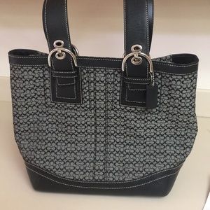 Coach | Bags | Coach Small Monogram Tote | Poshmark